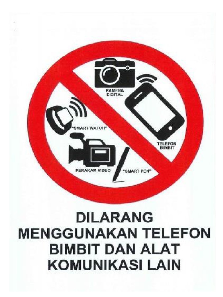 Larangan Telefon Bimbit | PDF