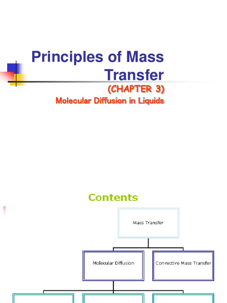Mass Transfer 2 | PDF | Solution | Diffusion