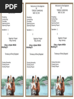 Divine Service Program | PDF | Hymns | Prayer