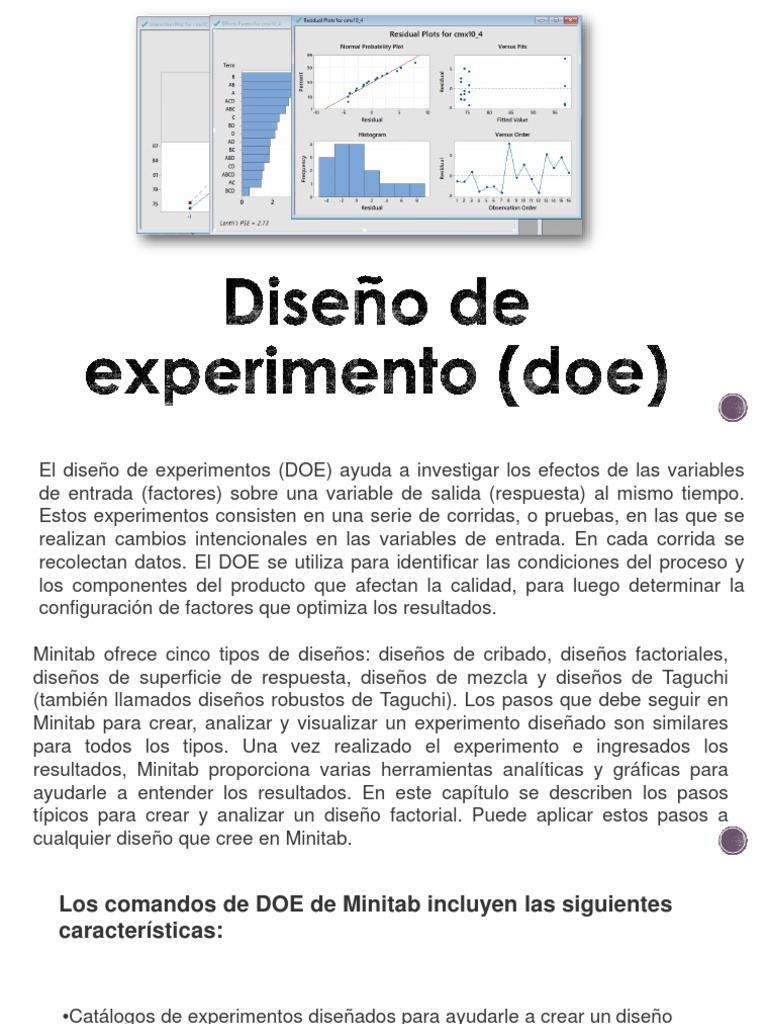 Diseño de Experimento | PDF | Point and Click | Estadísticas