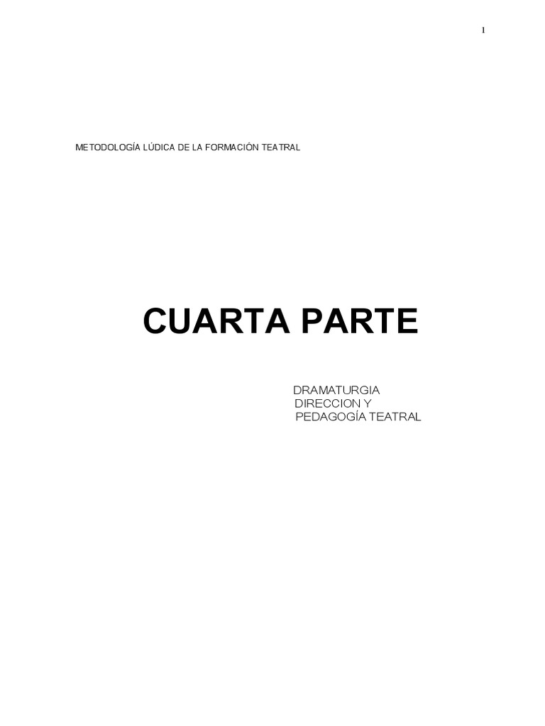Cuarta Parte | PDF | Realidad | Hora