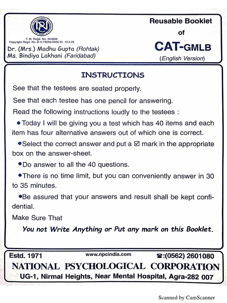 Cognitive Ability Test | PDF | Educational Psychology | Mental Processes