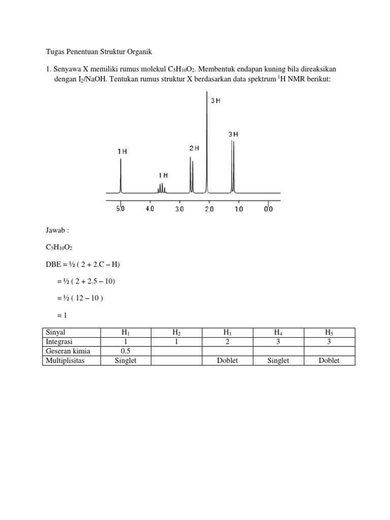 Dokumen - Tips - Soal Jawab 1h NMR | PDF