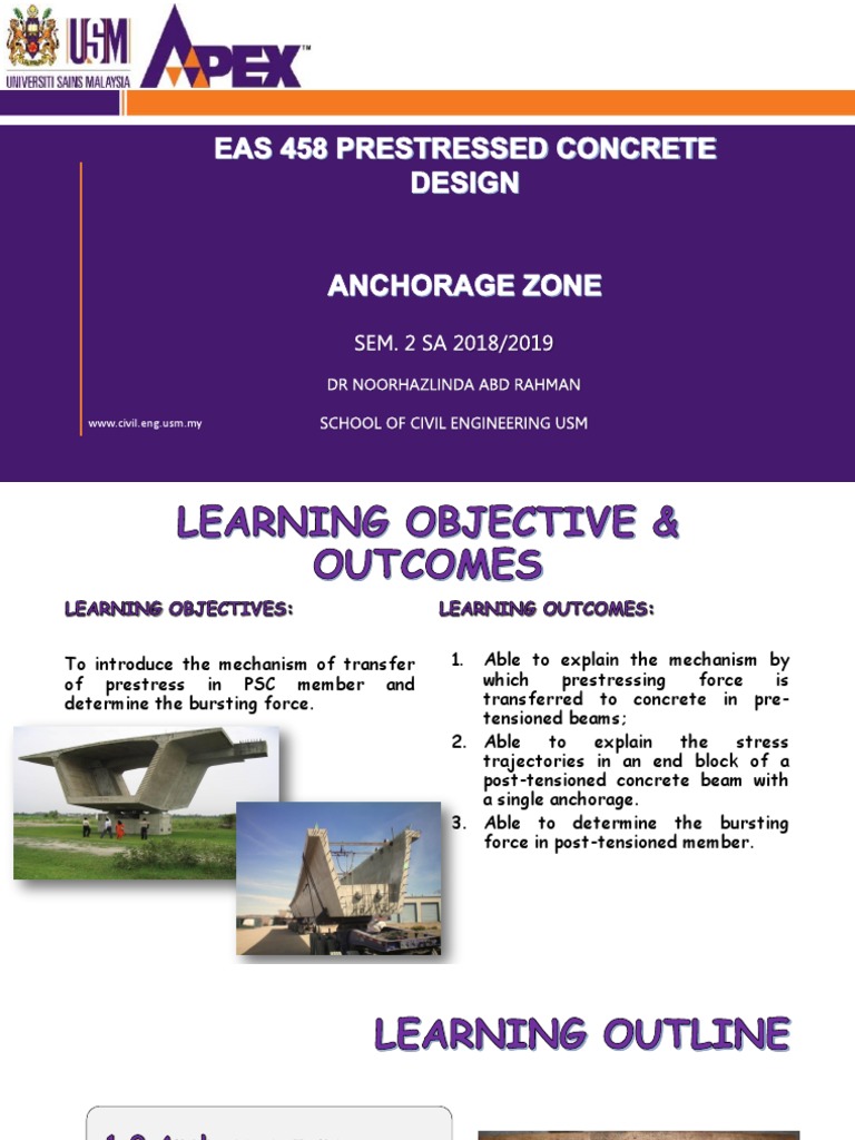 Anchorage Zone | PDF | Prestressed Concrete | Stress (Mechanics)