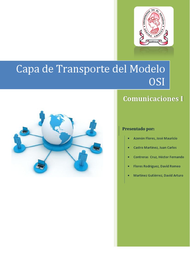 Capa de Transporte Del Modelo OSI | Protocolo de Control de Transmisión ...