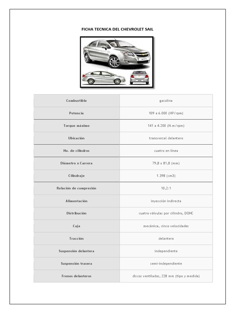 Fichas Tecnicas de vehiculos.pdf | Transmisión (Mecánica) | Eje