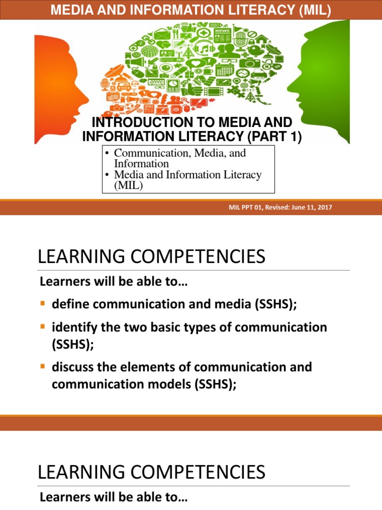Mil Lesson 1 | PDF | Information Literacy | Literacy