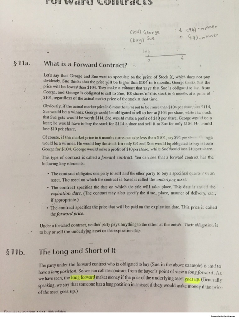 FE - Forward Contracts | PDF