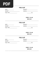 Fuel Requisition Form Template | PDF