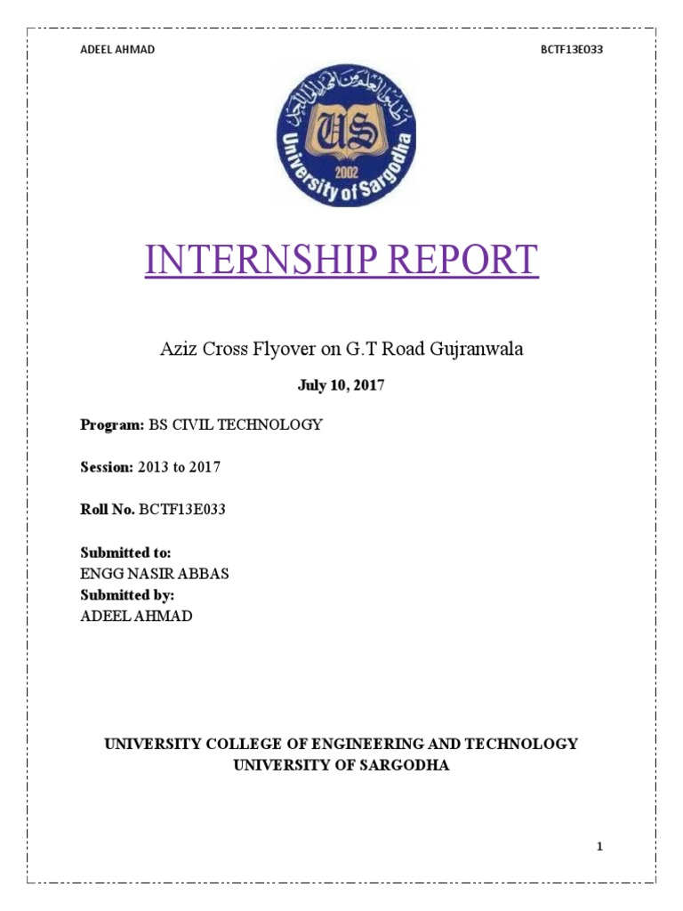 Final Year Report Internship-1 | PDF | Prestressed Concrete | Deep ...