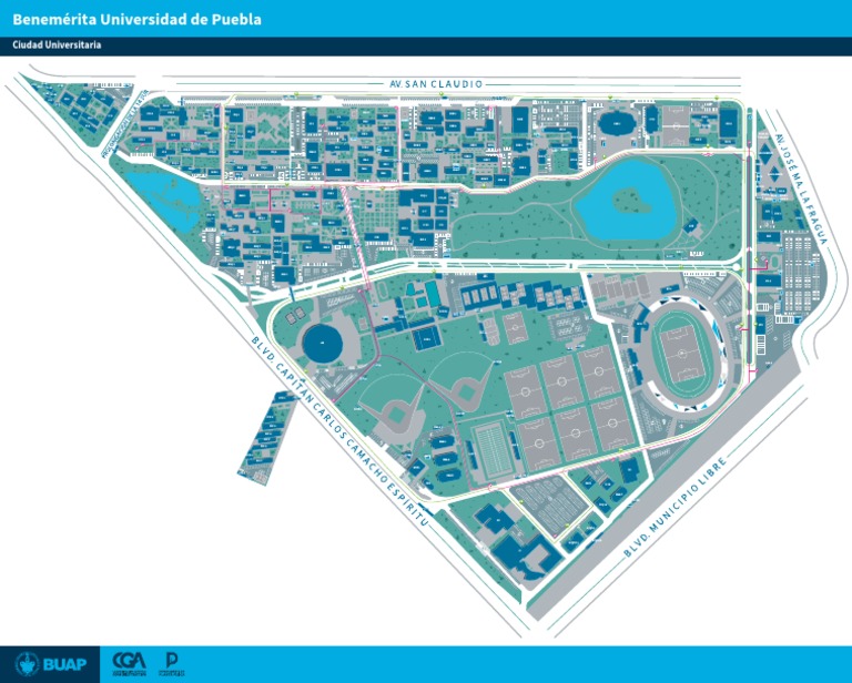 Mapa CU BUAP