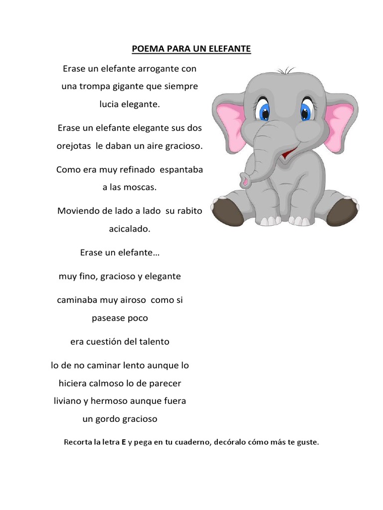 Poema para Un Elefante | PDF