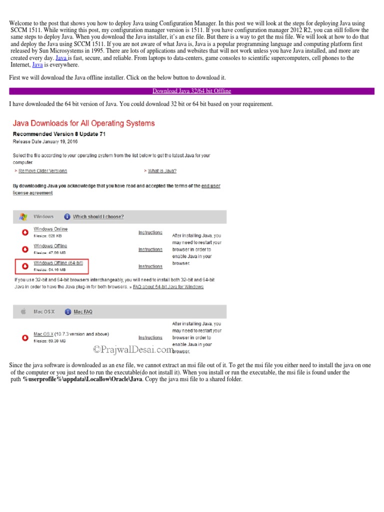 A Step-by-Step Guide to Deploying Java to Devices Using SCCM ...