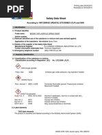 Magiclean Antibacterial SDS Overview | PDF | Toxicity | Physical Sciences