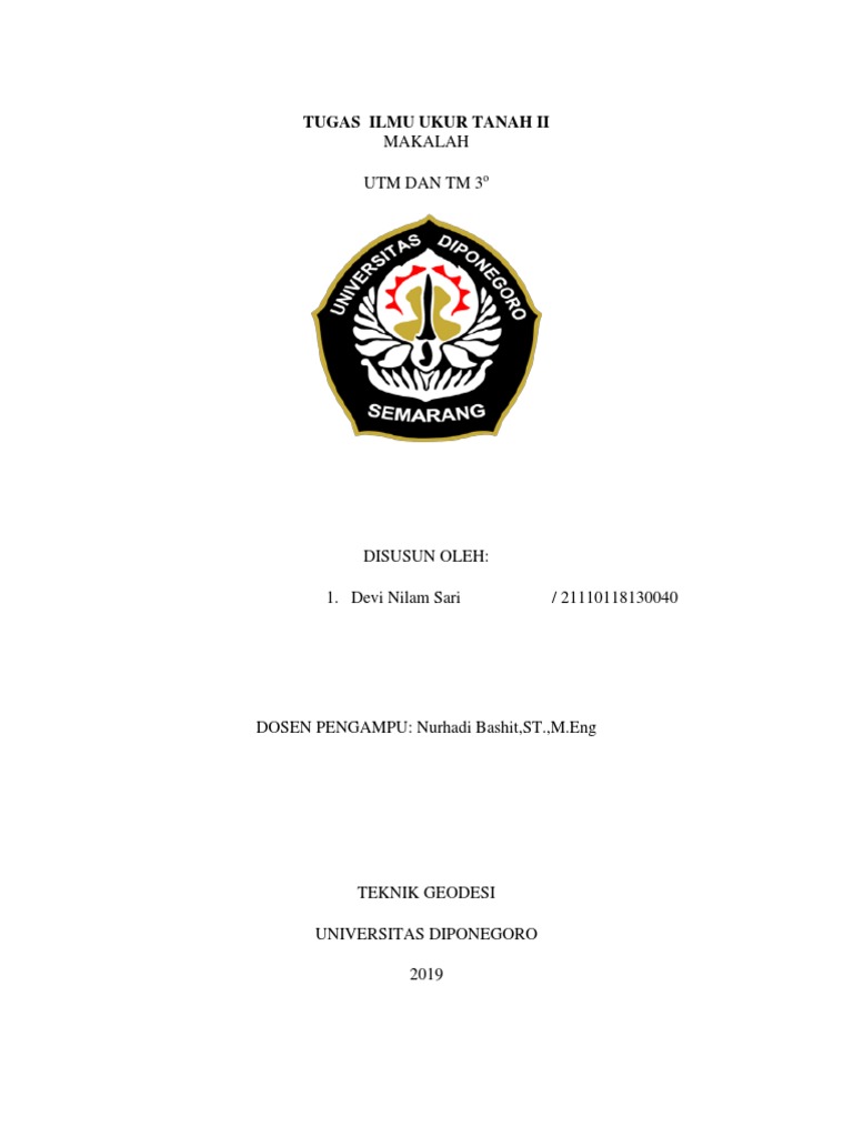 Makalah UTM & TM3 | PDF