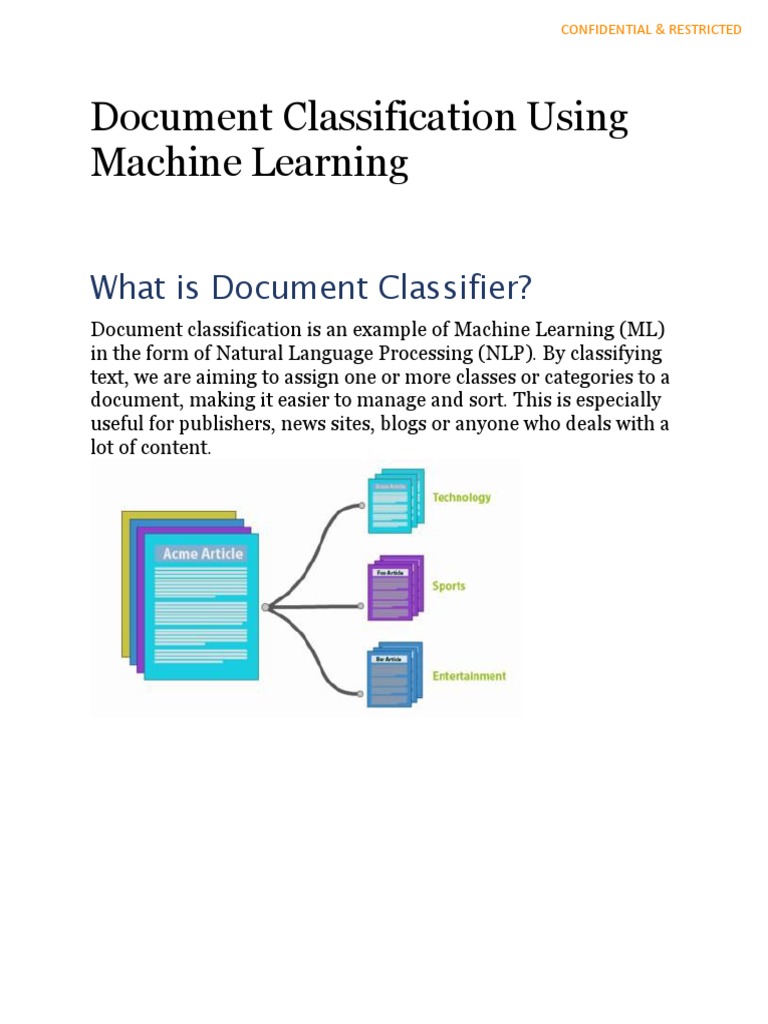 Document Classification Using Machine Learning: What Is Document Classifier? | Download Free PDF ...