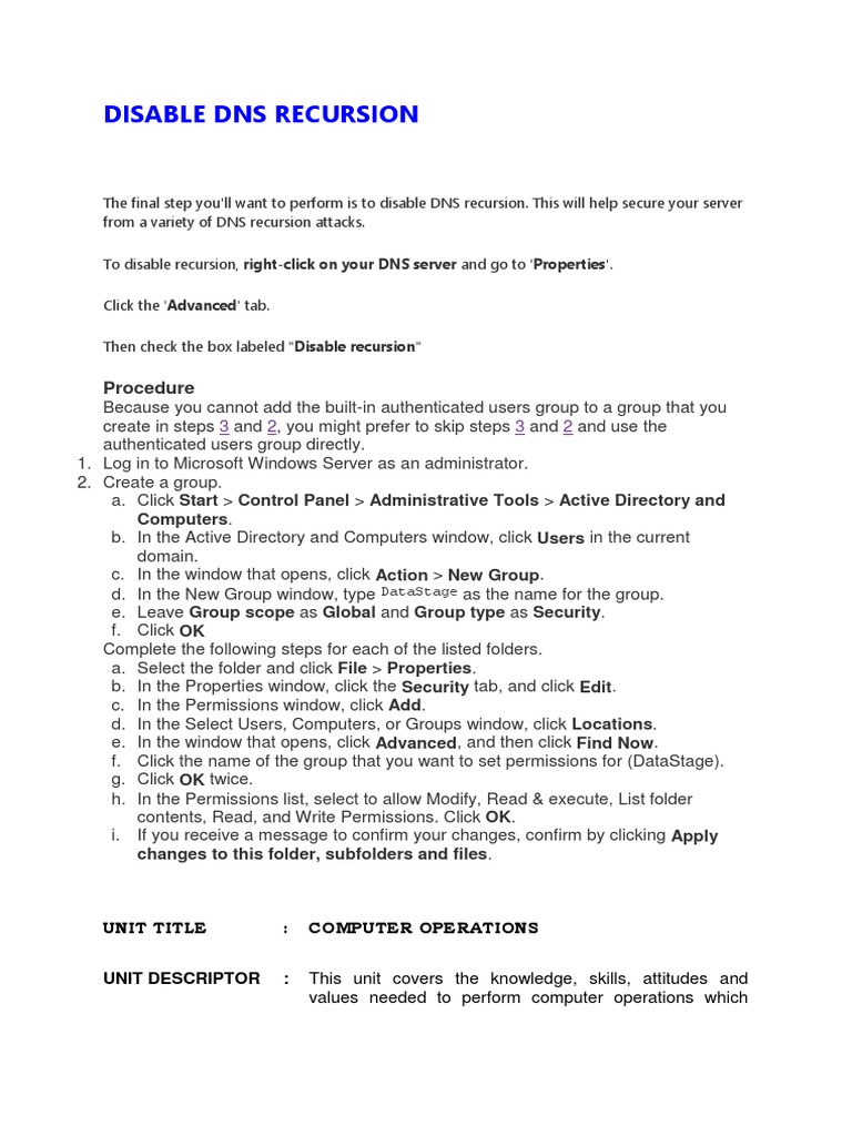 Computer Server 2008 Windows | PDF | Active Directory | Computer File