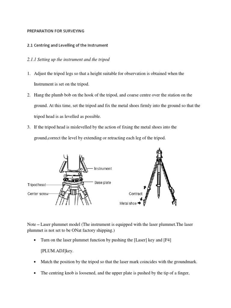 Methods in Total Station | PDF | Optical Devices | Optics