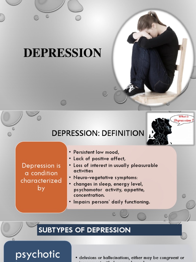 Understanding Depression: A Comprehensive Review of the Definition ...