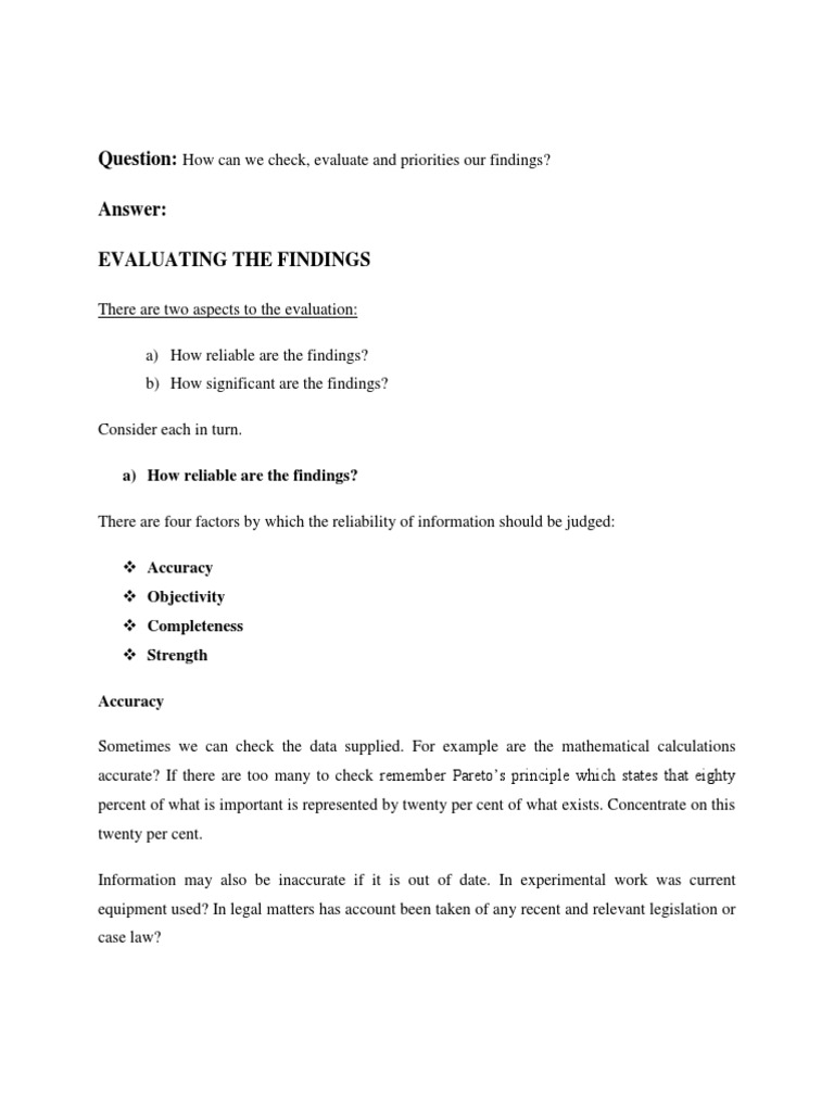 Prioritizing Reliable and Significant Findings: A Guide to Evaluating ...