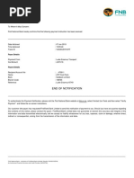 Notification of Payment. FNB Payment Proof | PDF | Payments