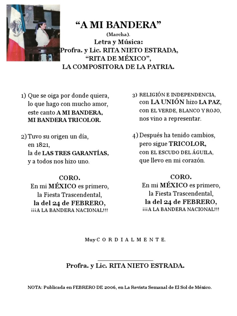 A Mi Bandera | PDF | Arte