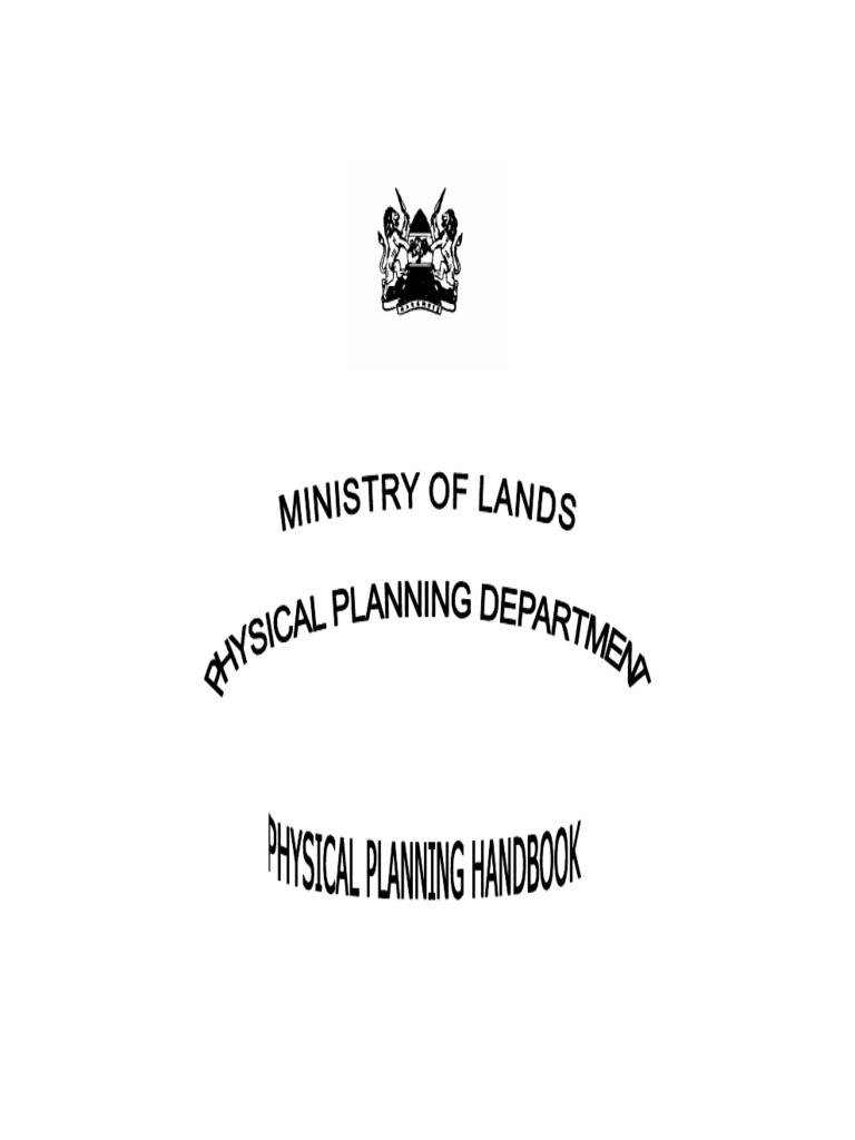 Physical Planning Handbook June 2008 4 | PDF | Urban Planning ...
