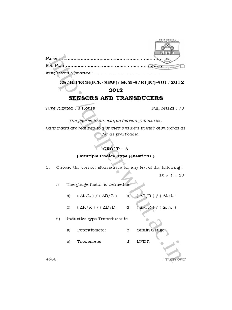 Ei (Ic) - 401 | PDF | Piezoelectricity | Thermocouple