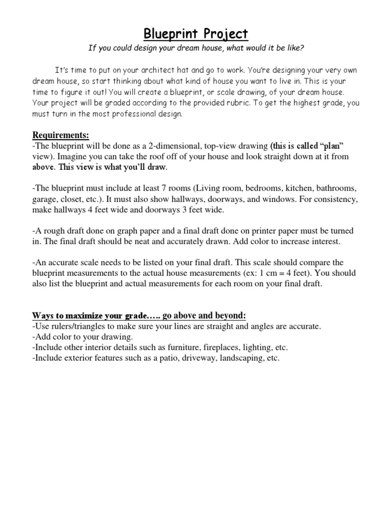 Blueprint Project Dilations | PDF | Home | Buildings And Structures