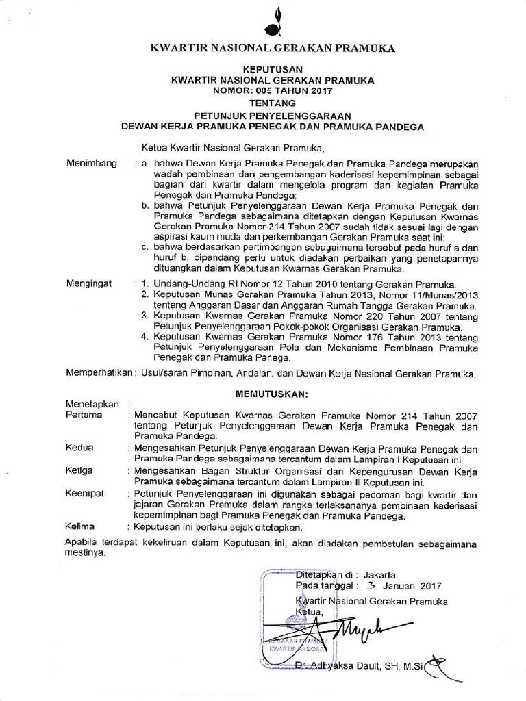 PPDK 005 Tahun 2017 PDF | PDF