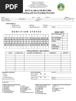 School Health Examination Card For Elementary | PDF | Human Tooth ...