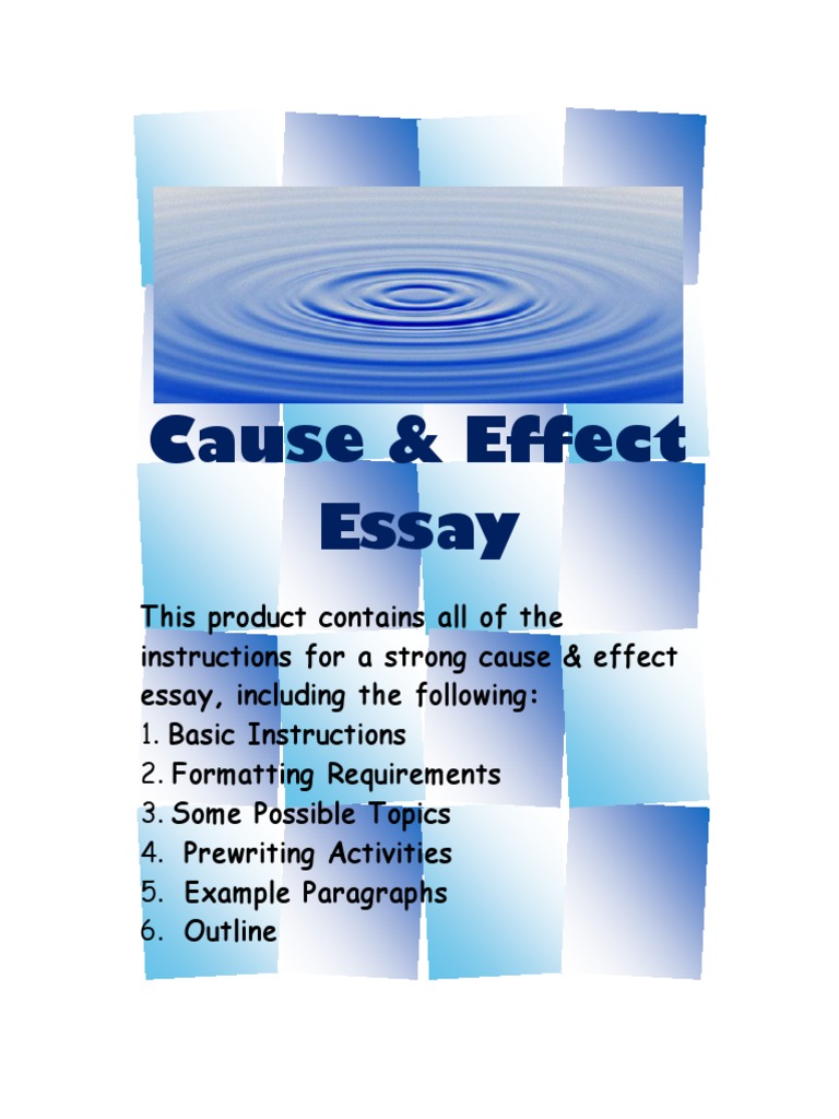 Cause & Effect Essay Writing Guide | PDF | Essays | Causality