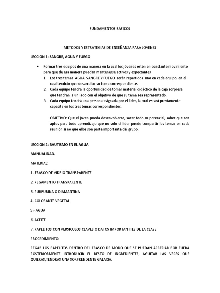 Fundamentos Basicos | PDF