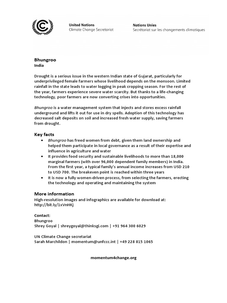 Bhungroo Rainwater Harvesting | PDF | Technology & Engineering