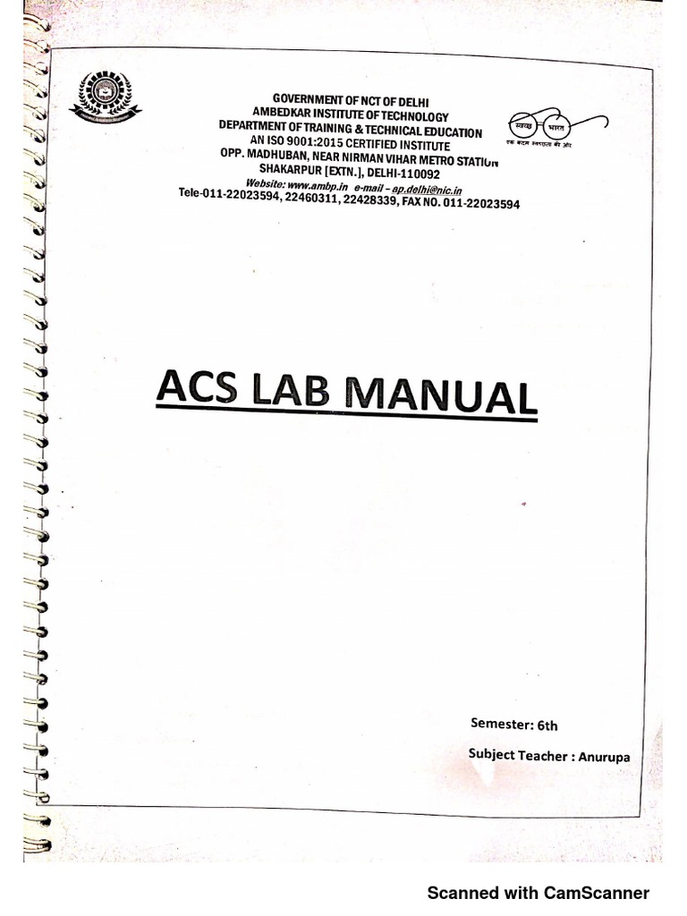 Acs Practical | PDF