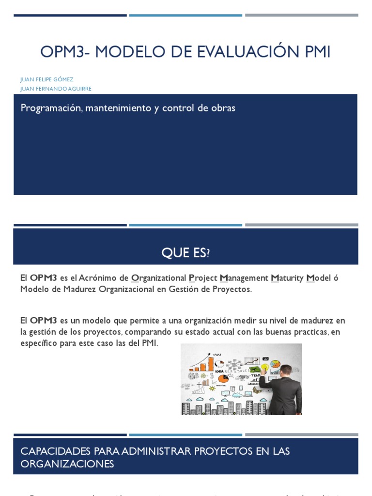 Opm3 - Modelo de Evaluación Pmi | PDF | Gestión de proyectos ...