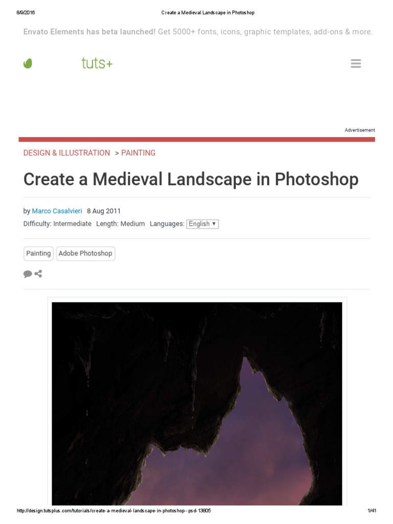Medieval Landscape Creation in Photoshop | PDF | Adobe Photoshop ...