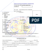 APSRTC Bus Pass Application Form | PDF | Identity Document | Government ...