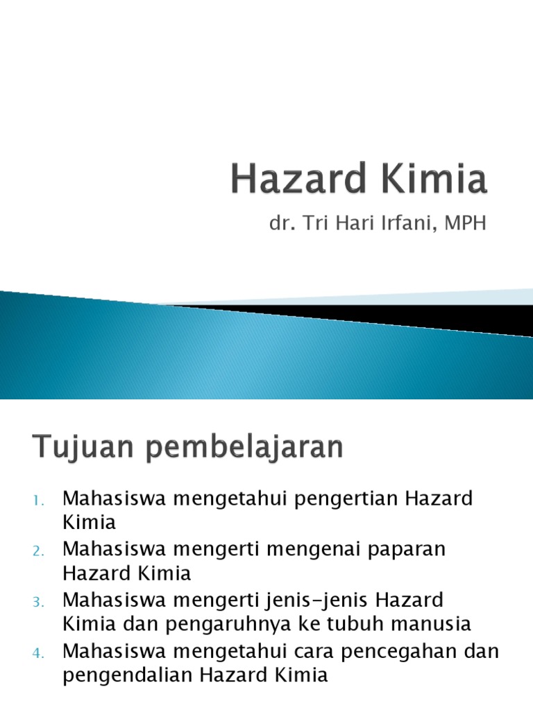 Hazard Kimia | PDF | Benzene | Working Conditions