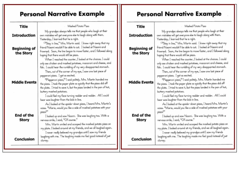 Narrative Examples | PDF