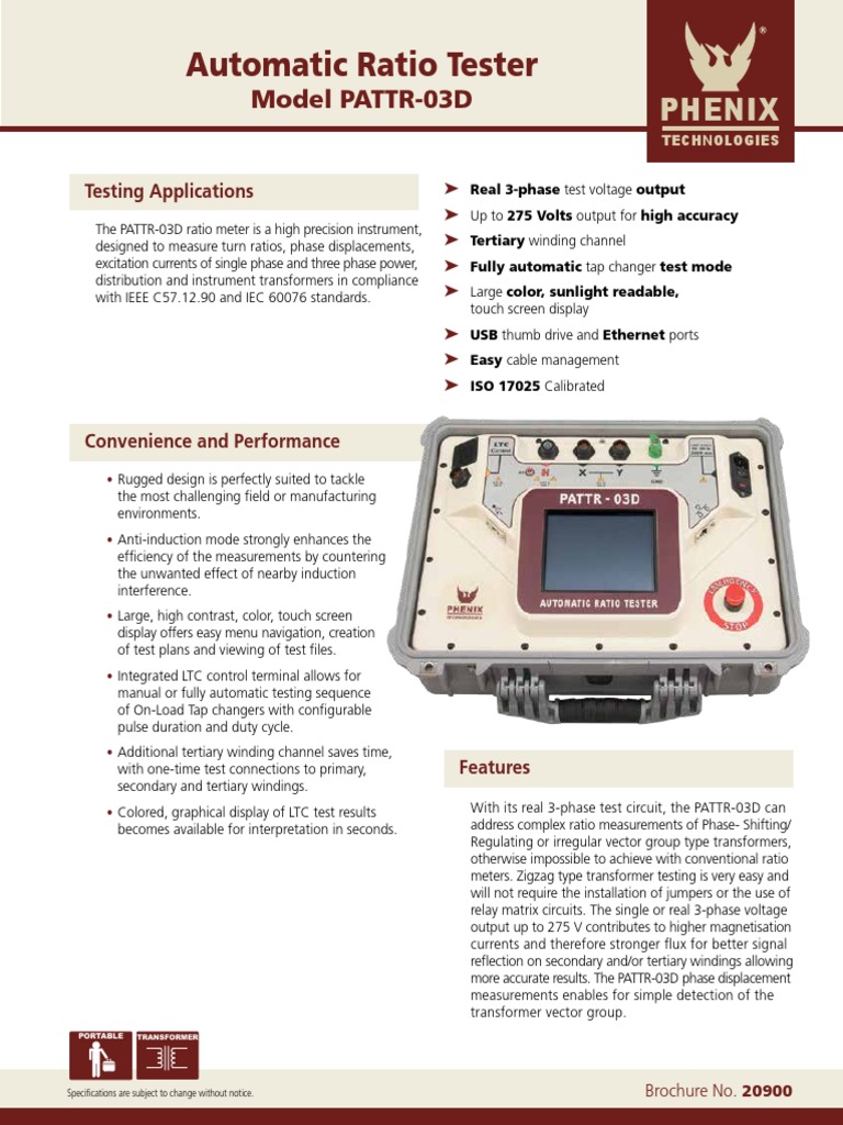 Power Transformer Testing Procedures | PDF | Transformer | Touchscreen