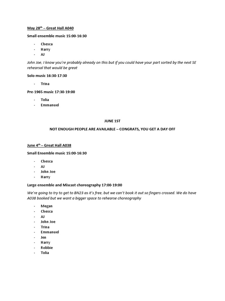 Chesca - Harry - AJ | PDF