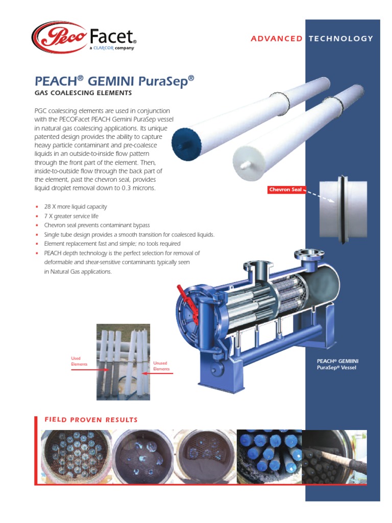 EL PGC TD 01 06 12 Filtros Peco | PDF | Pipe (Fluid Conveyance) | Liquids