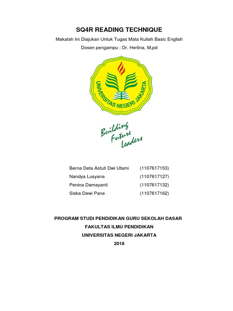 SQ4R Reading Technique | PDF