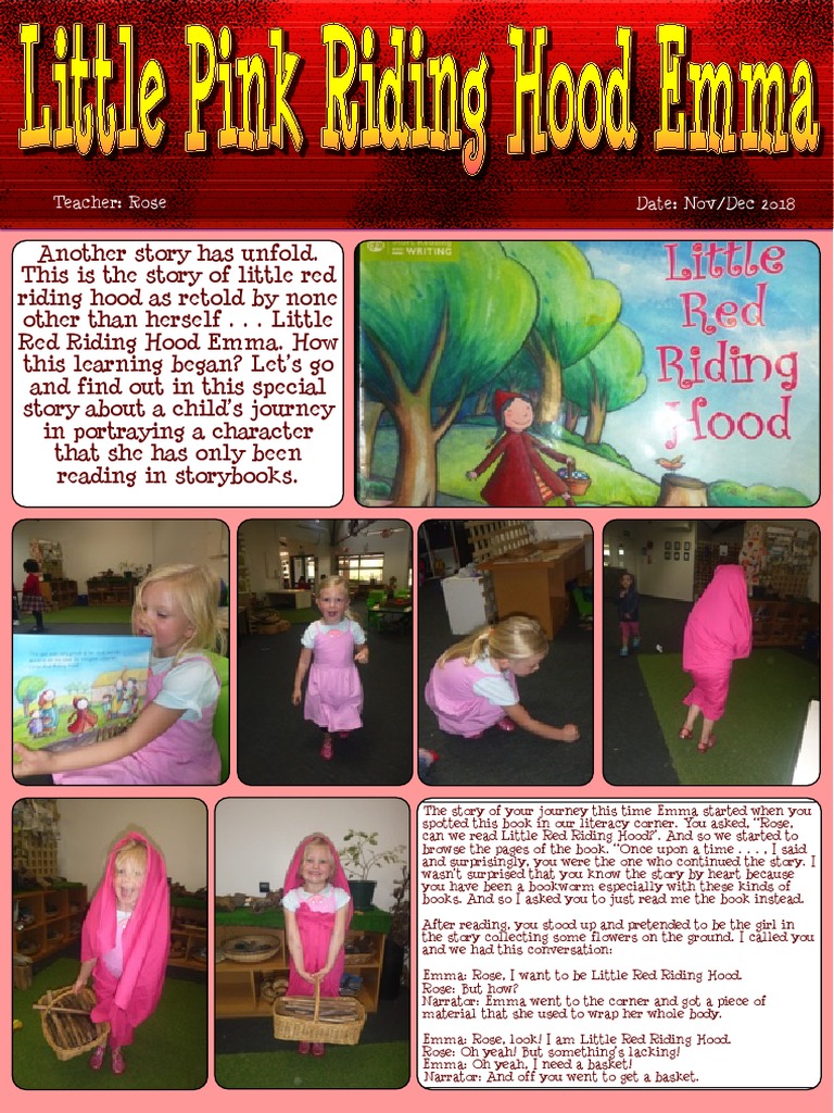 Little Pink Riding Hood | PDF | Sewing