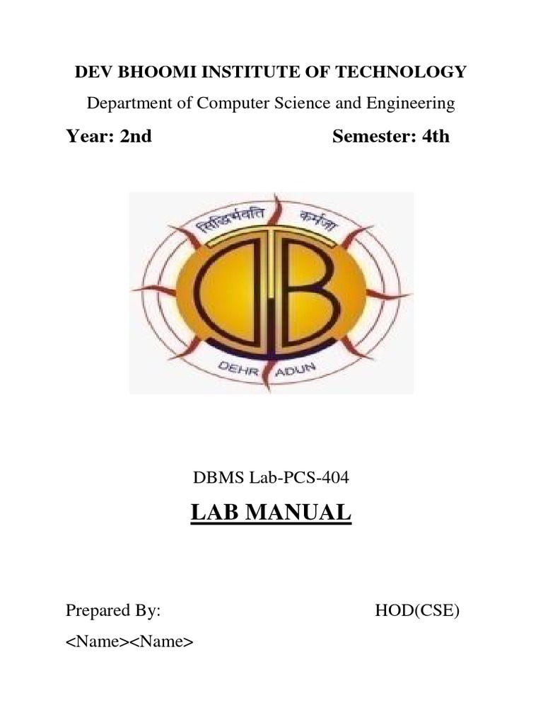 Data Base Management System Lab | PDF | Databases | Data