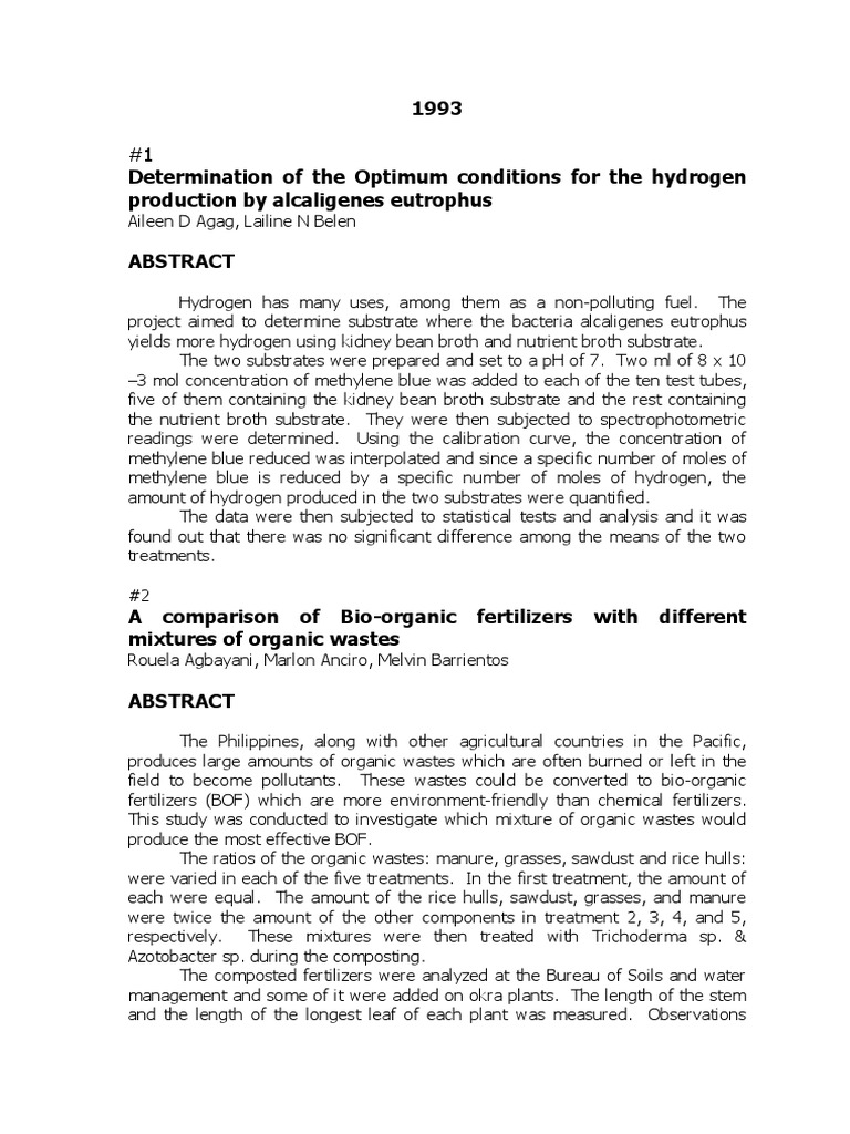 Research Titles and Abstracts PDF | PDF | Polystyrene | Silicon Dioxide