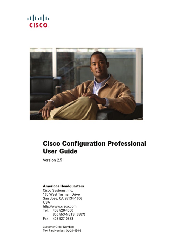 Cisco Configuration Professional-CCP-User Guide | PDF | Virtual Private ...