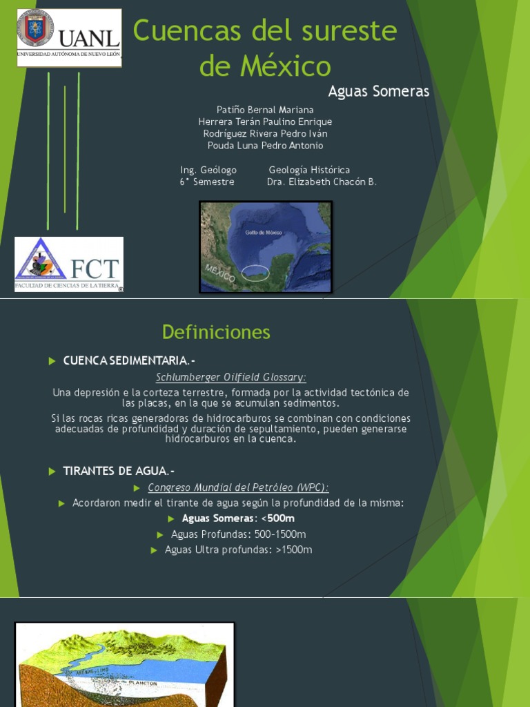 Cuencas Del Sureste | PDF | Cuenca Sedimentaria | Cretáceo